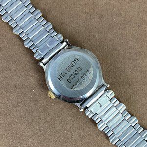 Vintage | Accessories | Vintage Classic Helbros Diamond Quartz Watch ...
